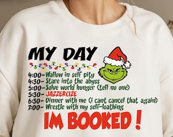 My Day, Grinch Schedule - Etsy
