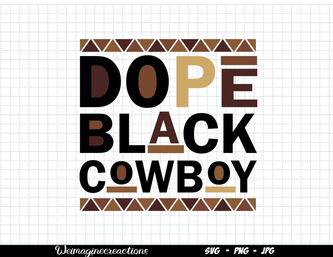 Dope Black Cowboy SVG PNG, African Cowboy Png, Juneteenth Png, Retro ...