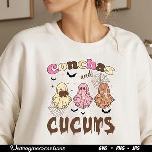 Conchas and Cucuys Mexican Halloween SVG PNG, Trendy Halloween Svg ...