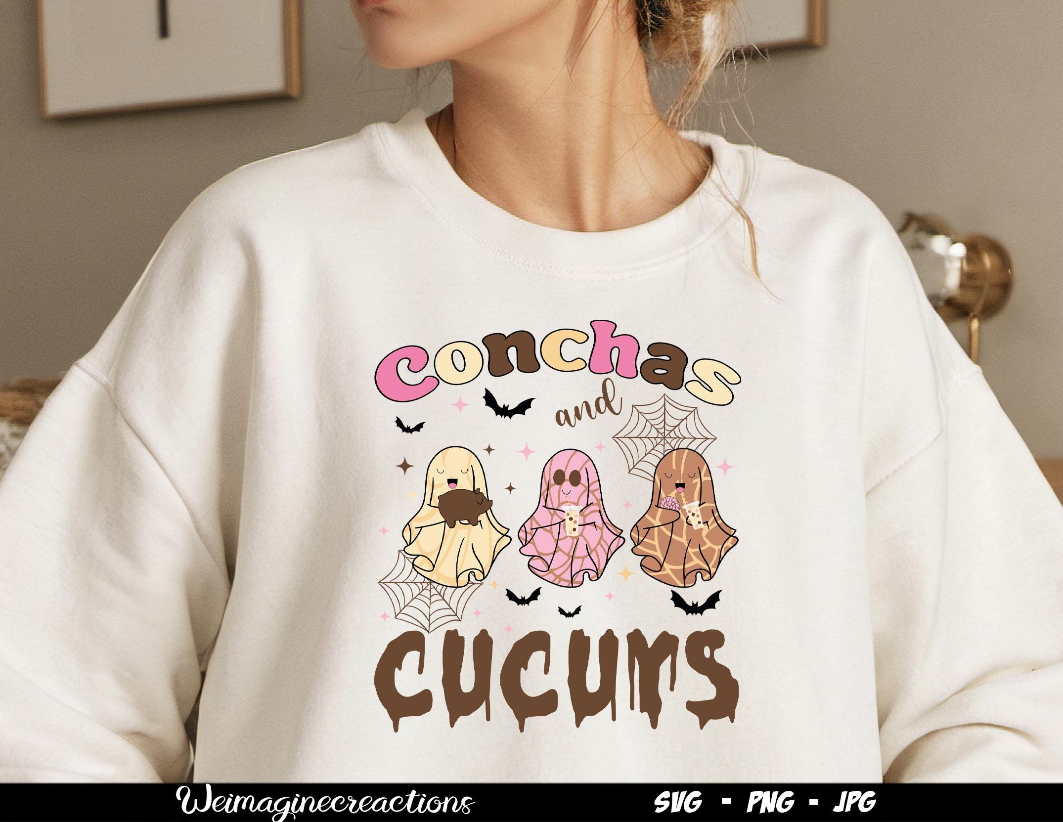 Conchas and Cucuys Mexican Halloween SVG PNG, Trendy Halloween Svg ...