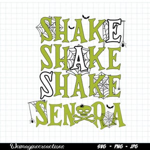 Shake Shake Shake SVG PNG, Spooky Season Svg, Retro Halloween Png ...
