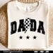 Retro Dada Checkered SVG PNG, Dada Png, Checkered Lightning Bolt Svg ...