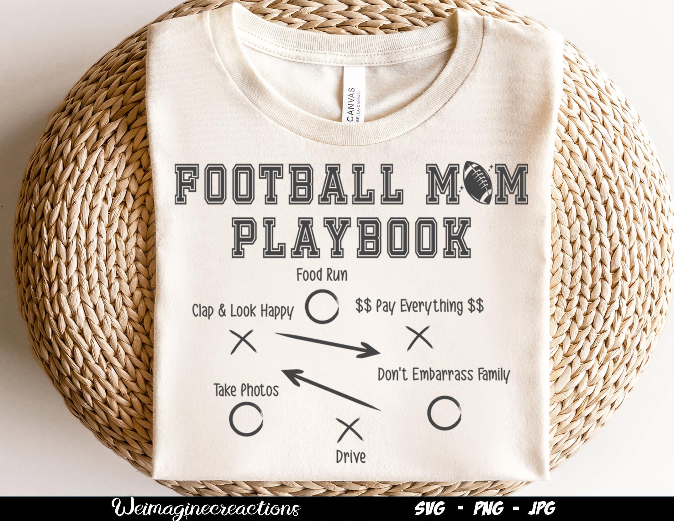 Football Mom Playbook SVG PNG, Football Mama Png, Trendy Mom Svg ...