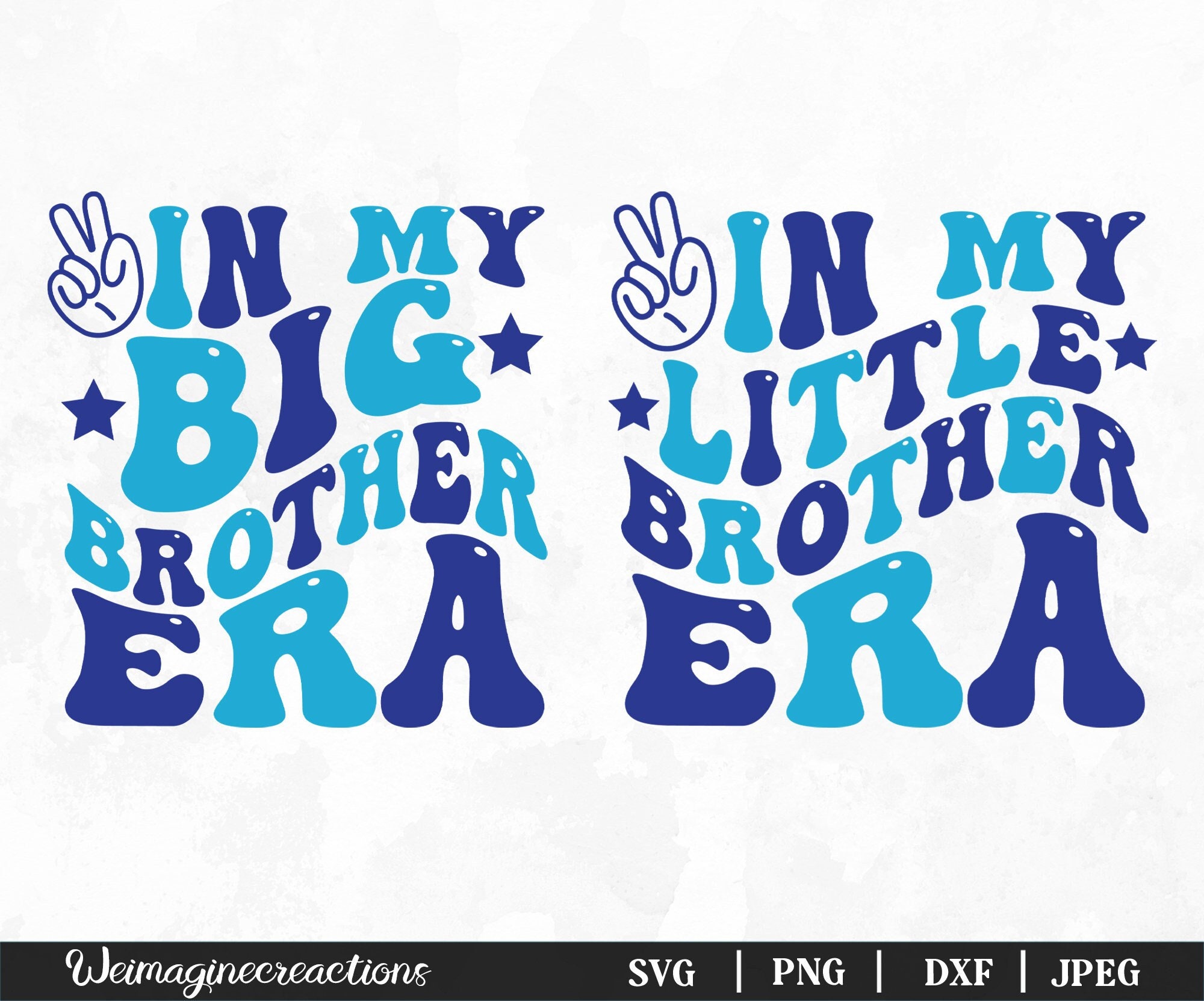 Brothers SVG, in My Big Brother Era Svg, in My Little Brother Era Svg ...