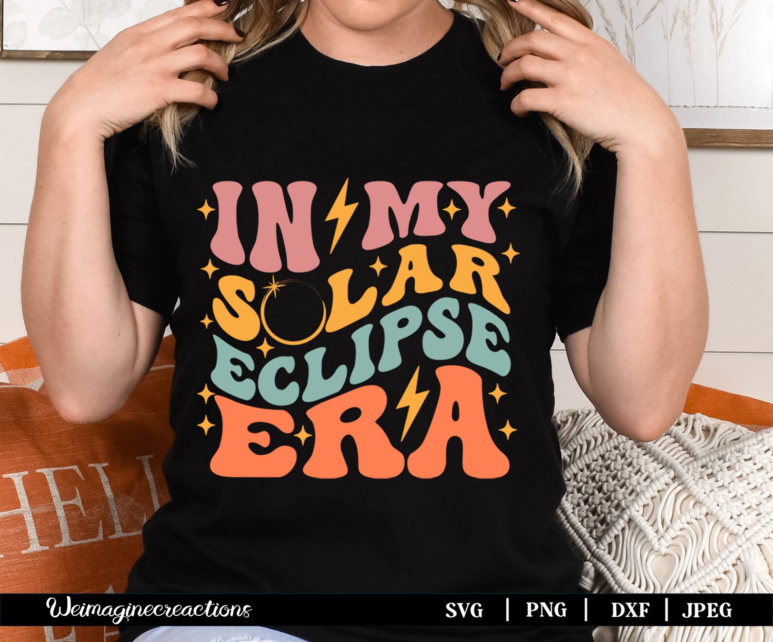 In My Solar Eclipse Era SVG PNG, Total Solar Eclipse April 8th 2024 ...