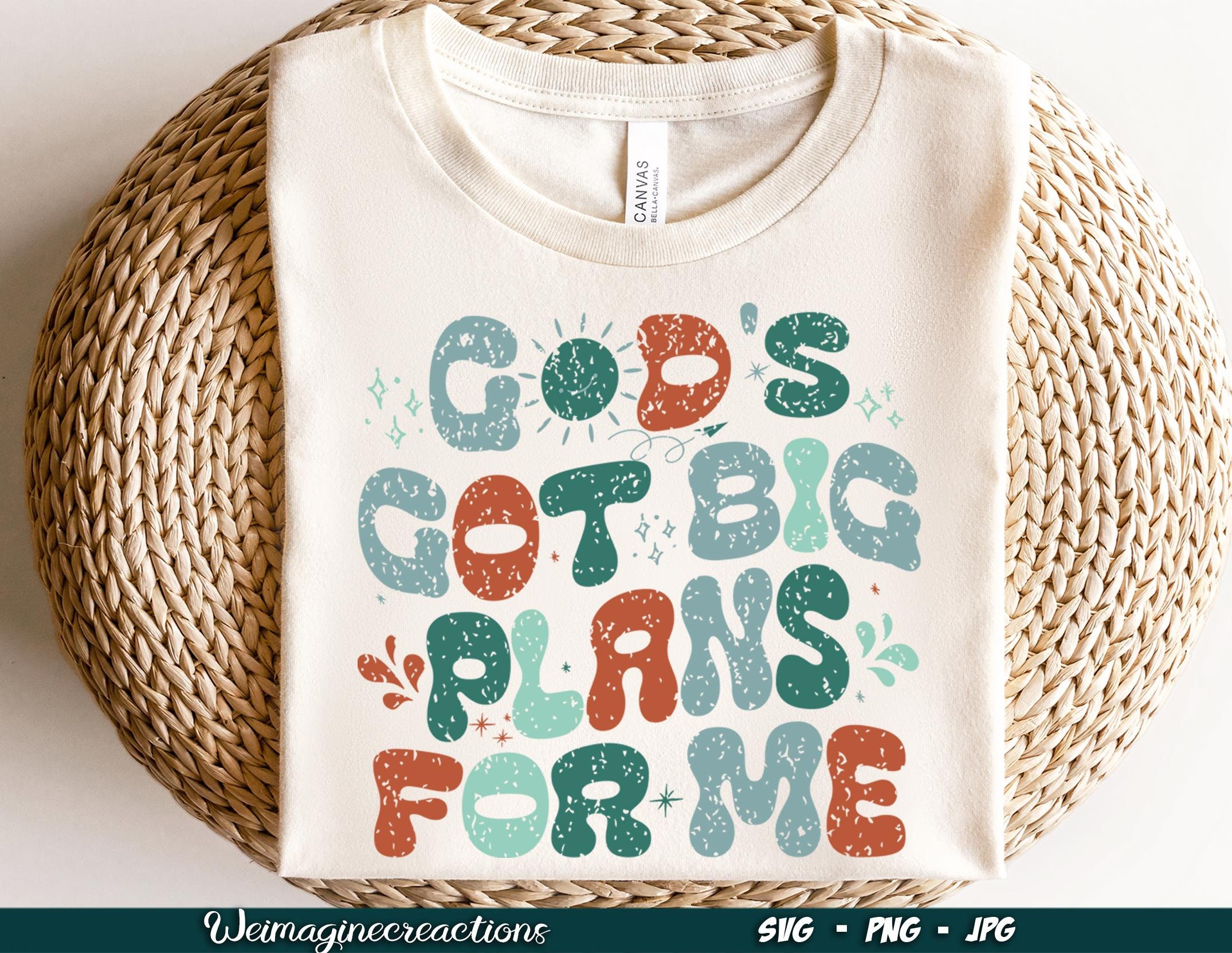 Retro God's Got Big Plans SVG PNG, Boho Christian Svg, Biblical Toddler ...