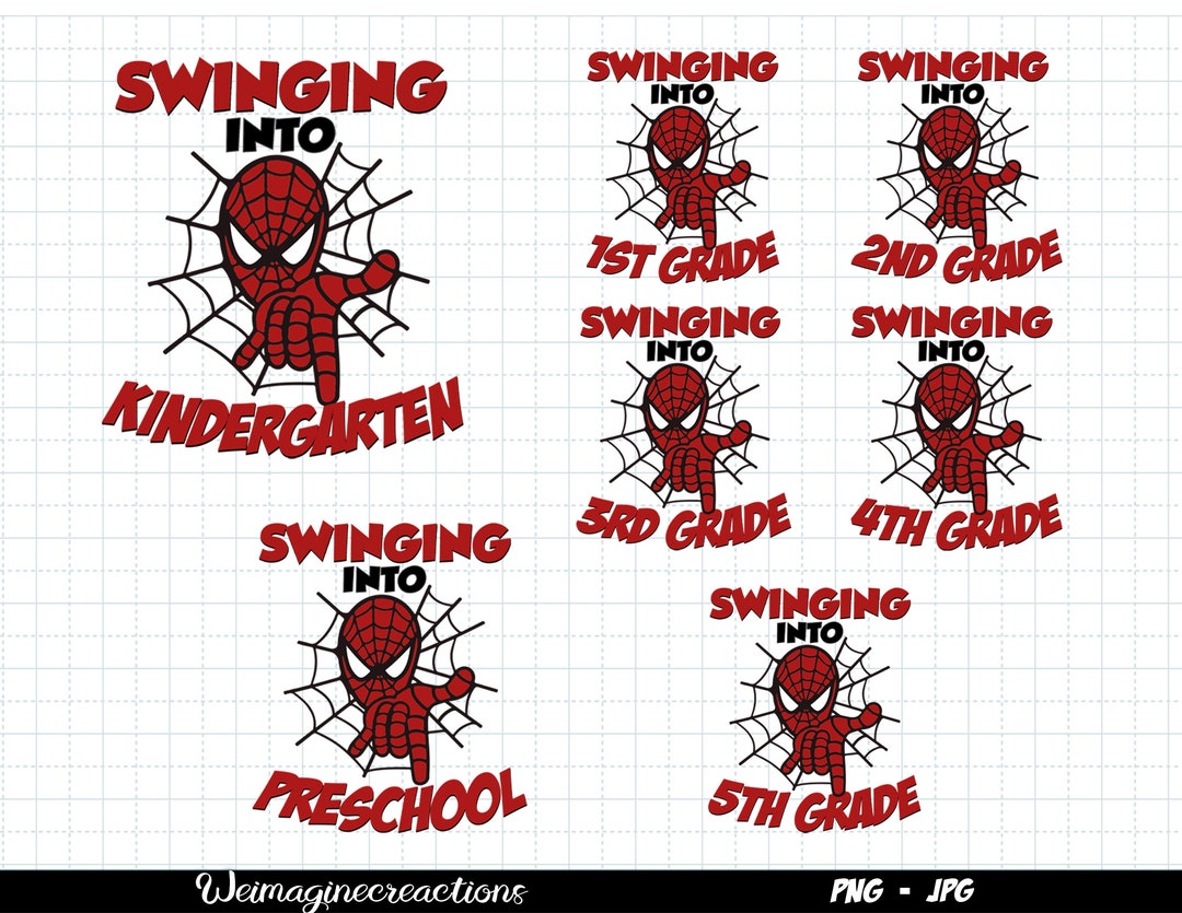 Swinging Into Preschool Bundle PNG, Pre-k School Png, Back to School ...