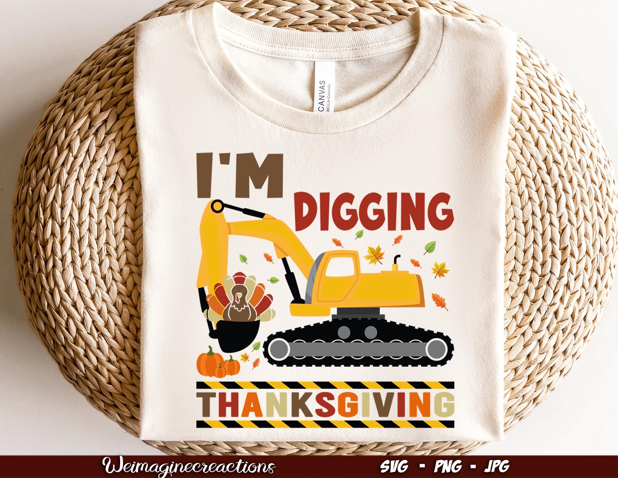 I’m Digging Thanksgiving SVG PNG, Kids Thanksgiving Svg, Thanksgiving ...