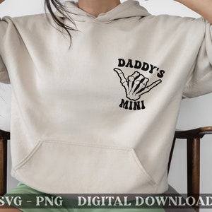 Miniature Version of My Daddy Svg Png, Cutting File, Daddy's Mini Svg ...