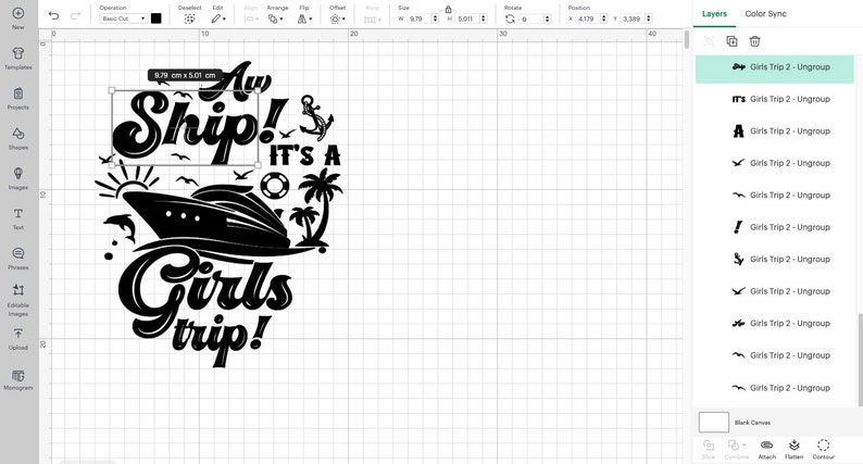 Aw Ship It's a Girls Trip Svg Png, Girls Summer Vacation 2023 Svg ...