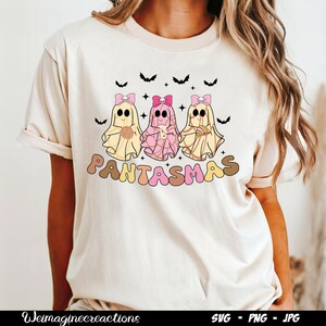 Pantasmas Mexican Halloween SVG PNG, Spooky Conchas Png, Pink Ghost Png ...