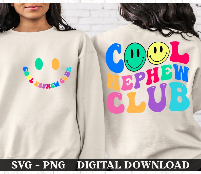 Cool Nephew Club Svg Png, Cutting File, Aunt Shirt Svg, Best Nephew Svg ...