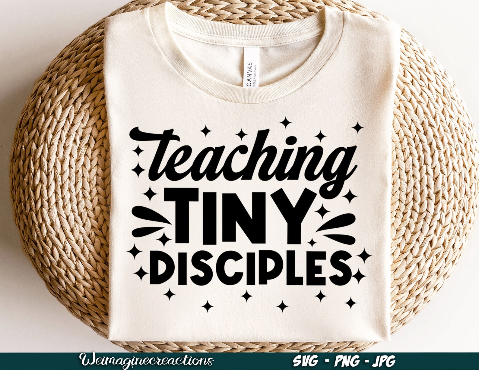 Teaching Tiny Disciples SVG PNG, Disciples Png, School Teacher Svg ...