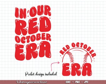 Red October Svg, Red October Png, Philadelphia Baseball - Red October ...