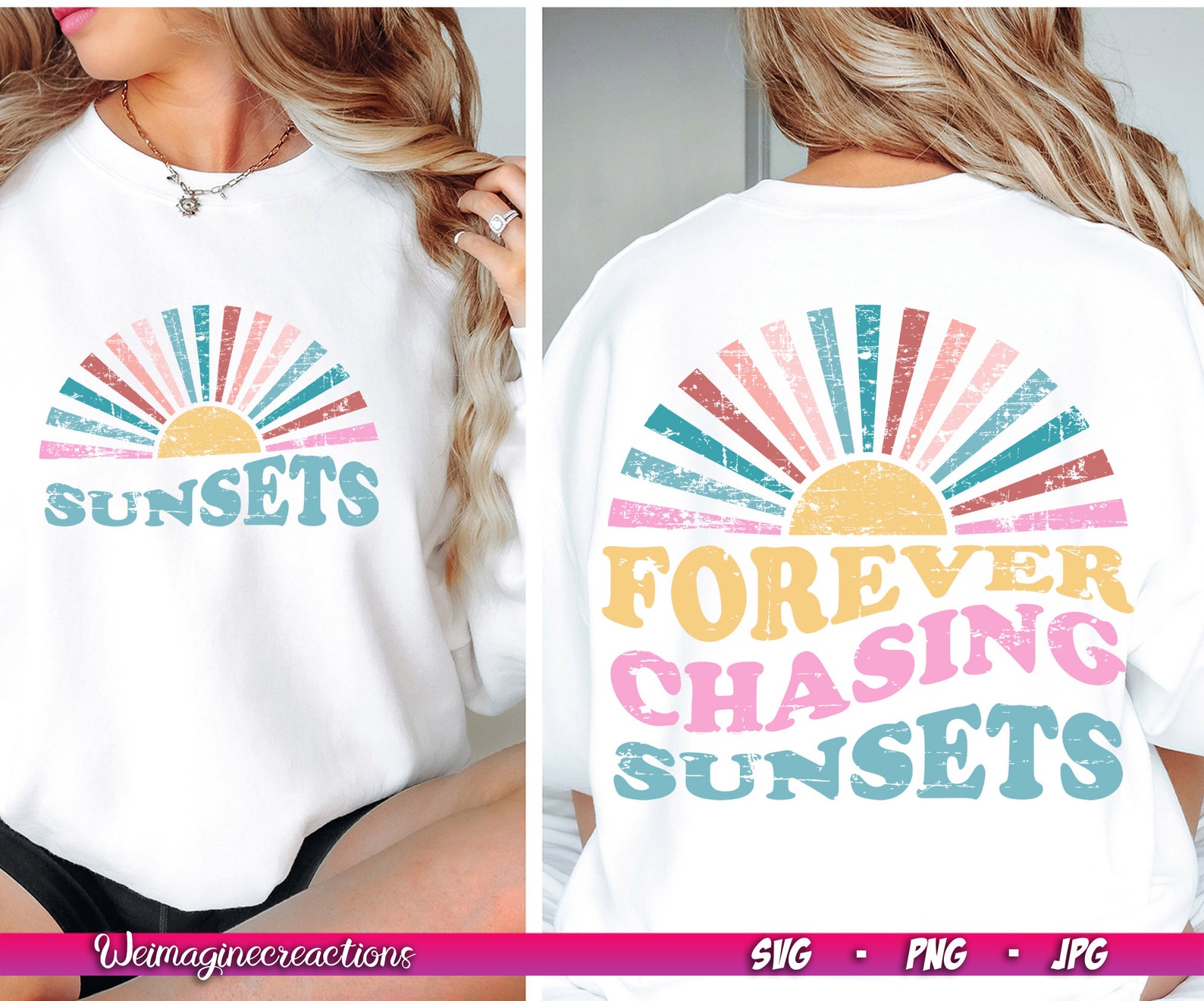 Forever Chasing Sunsets SVG PNG, Summer Svg, Summer Svg Shirt, Summer ...
