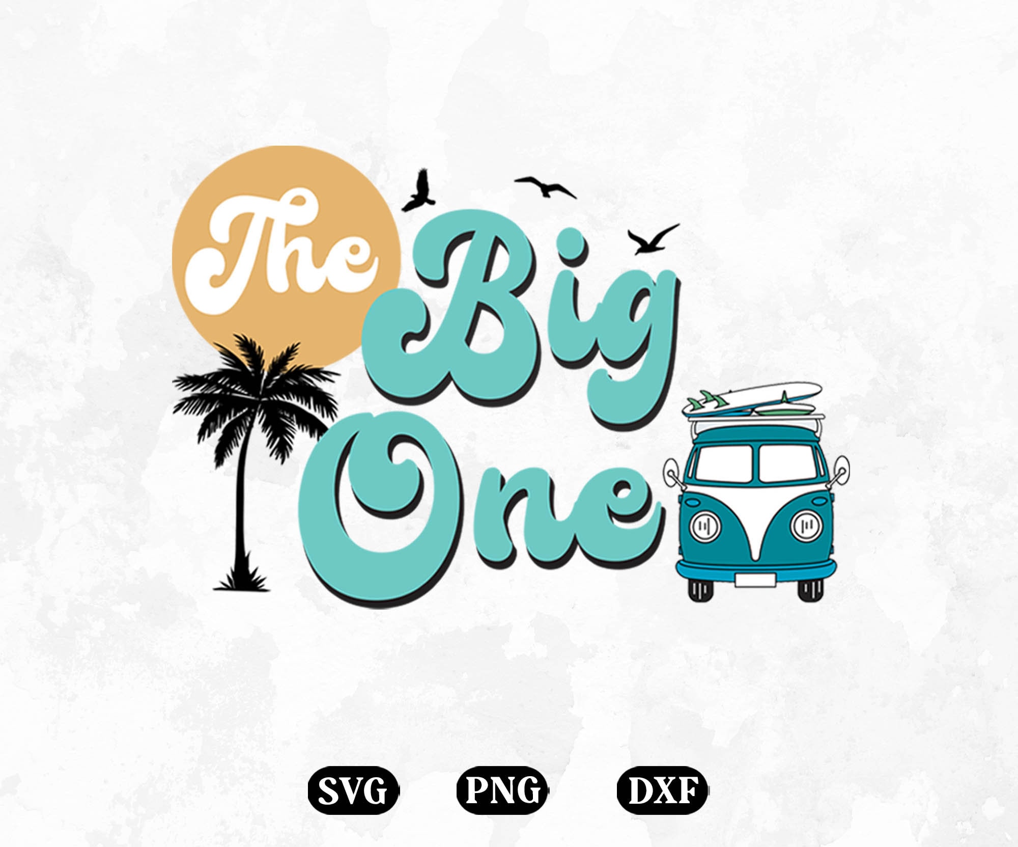 The Big One Surf 1st Birthday Svg Png Dxf 1st Birthday Surf - Etsy