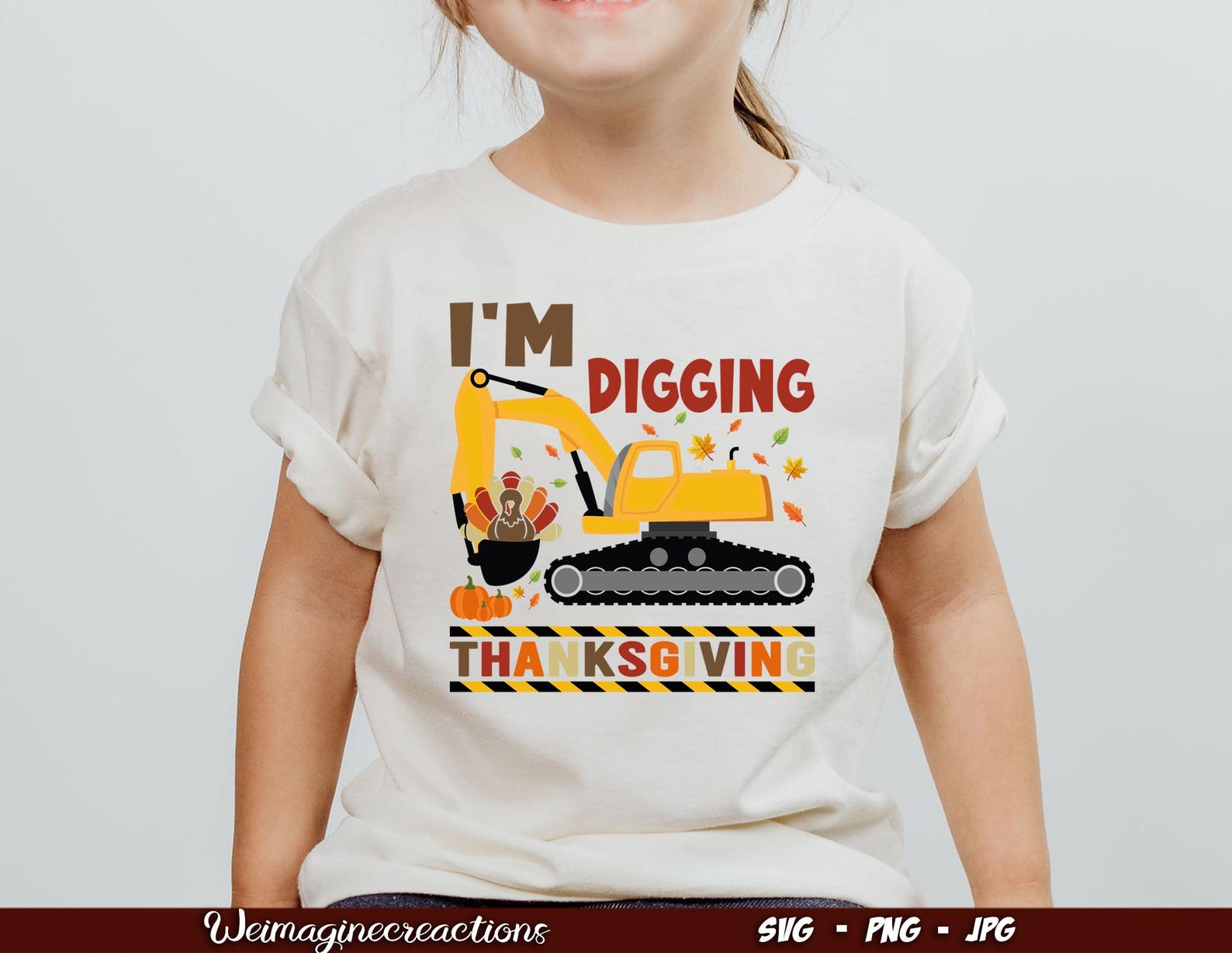 I’m Digging Thanksgiving SVG PNG, Kids Thanksgiving Svg, Thanksgiving ...