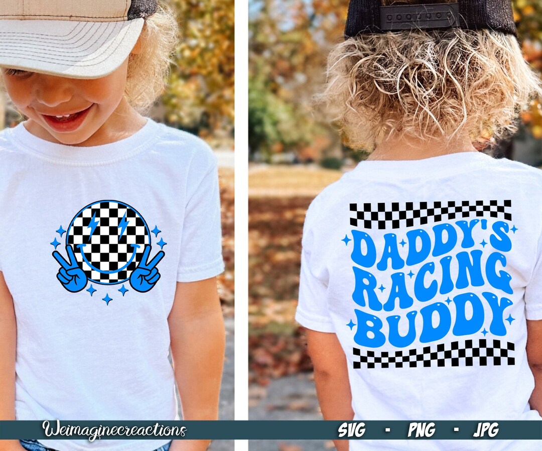 Daddy's Racing Buddy SVG PNG, Racetrack Svg, Racing Svg Png, Kids ...