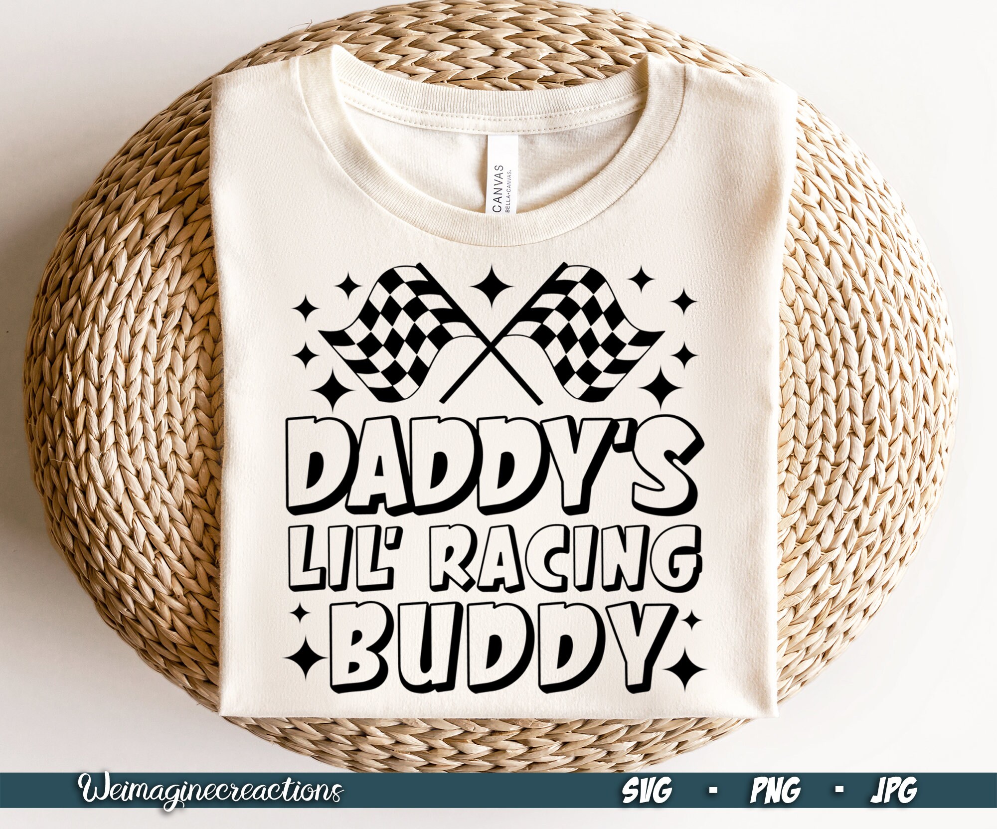 Daddy's Racing Buddy SVG PNG, Racing Svg, Kids Racing Png, Racetrack ...