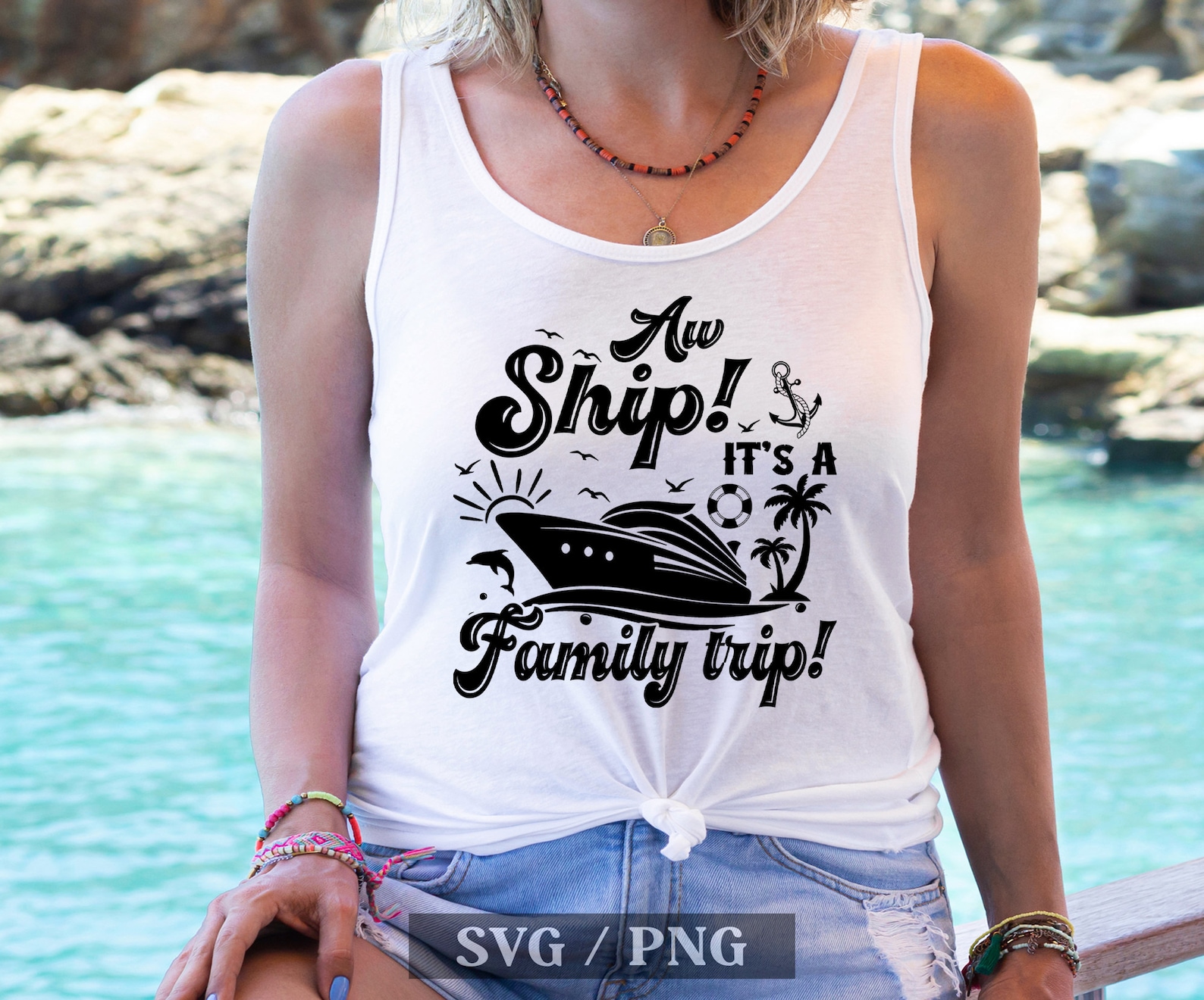 Aw Ship It's a Family Trip Svg Png, Cutting Files, Family Cruise 2023 ...