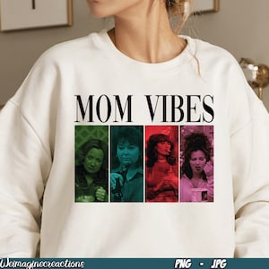 Retro Sitcom Mom Vibes SVG PNG, Mom Thug Life Png, Sitcom 90s Moms Png ...