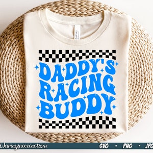 Daddy's Racing Buddy SVG PNG, Racetrack Svg, Racing Svg Png, Kids ...