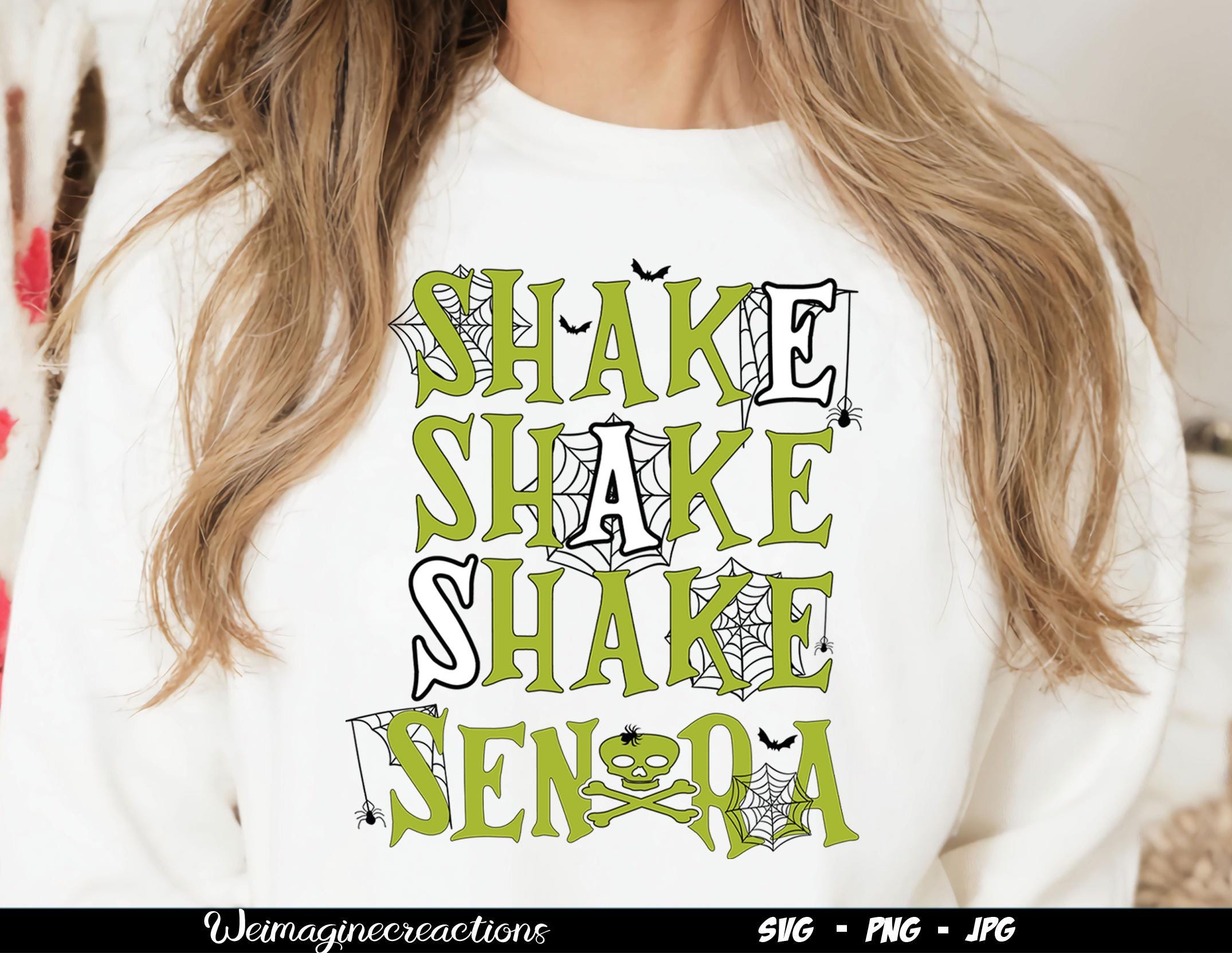 Shake Shake Shake SVG PNG, Spooky Season Svg, Retro Halloween Png ...