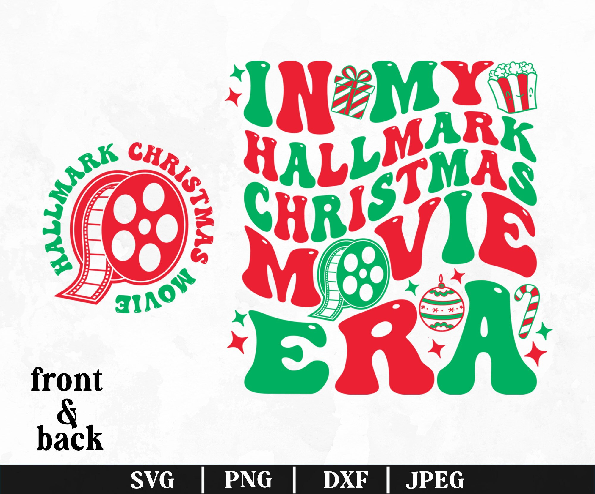 In My Hallmark Christmas Movie Era Svg Png Dxf Jpeg, Christmas Movies ...