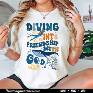 Diving Into Friendship With God SVG PNG, Vacation Bible School Png ...