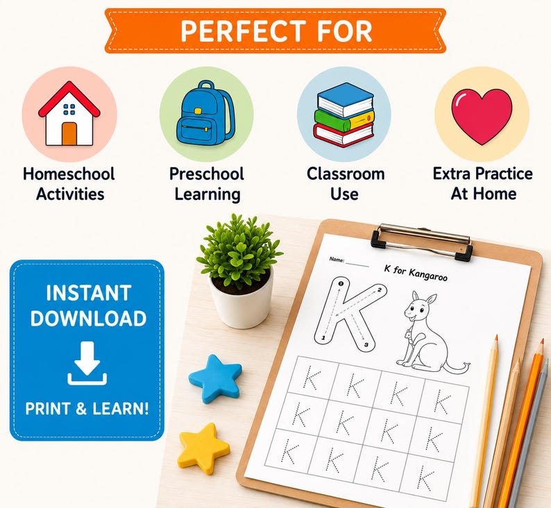 Buy Alphabet Tracing Worksheets | Preschool Workbook | Letter Tracing ...