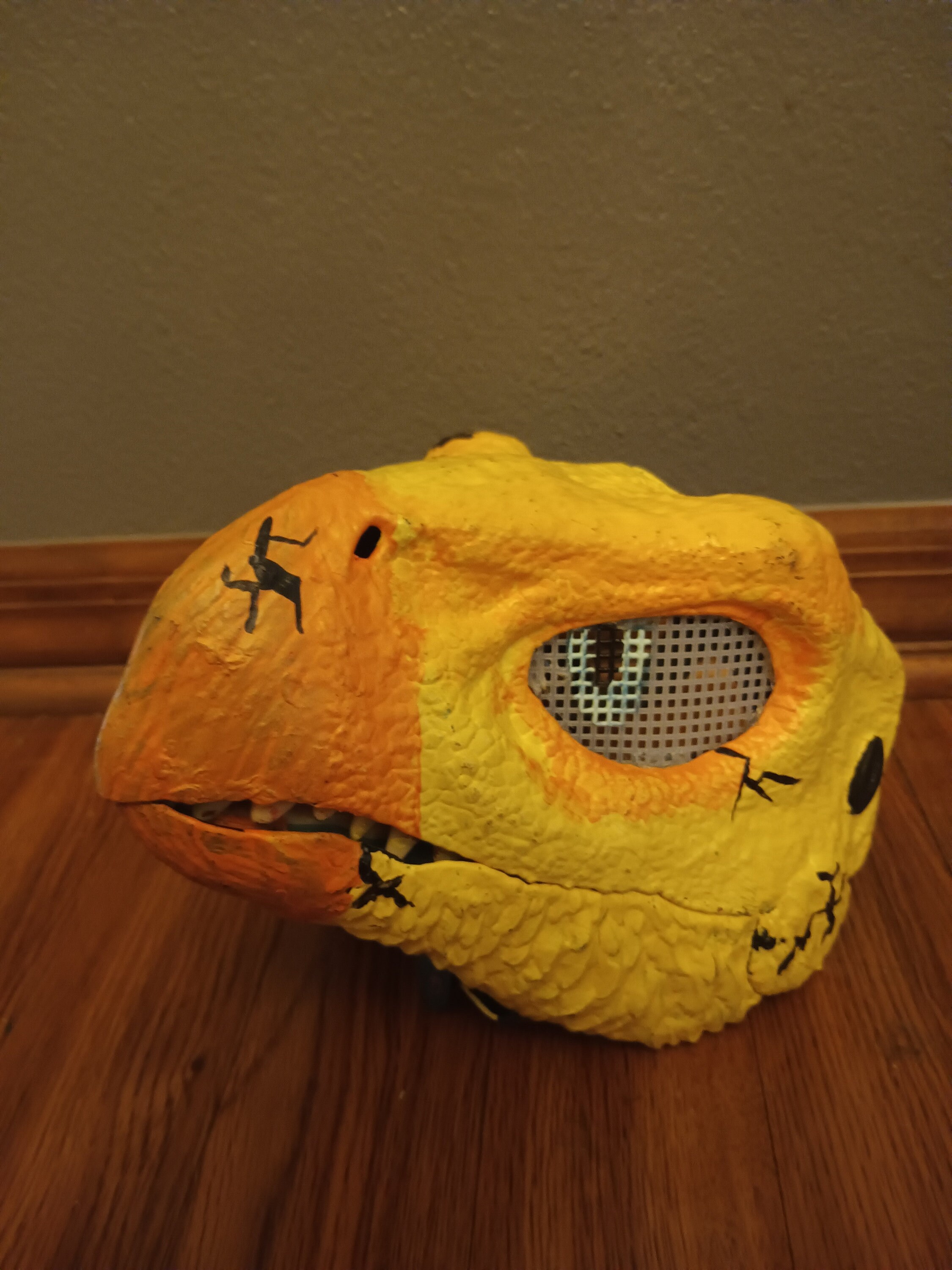 Five Nights at Freddy's Themed Dino Mask Chica - Etsy