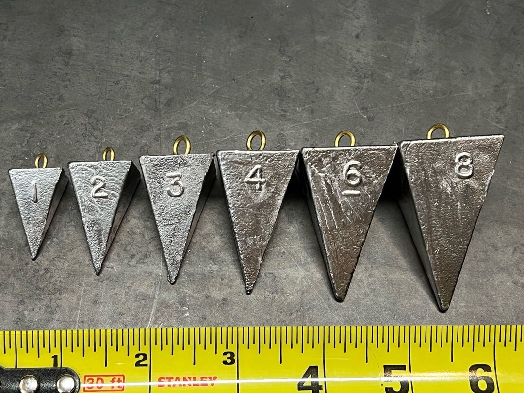 Lead Pyramid Sinkers/weights - Etsy
