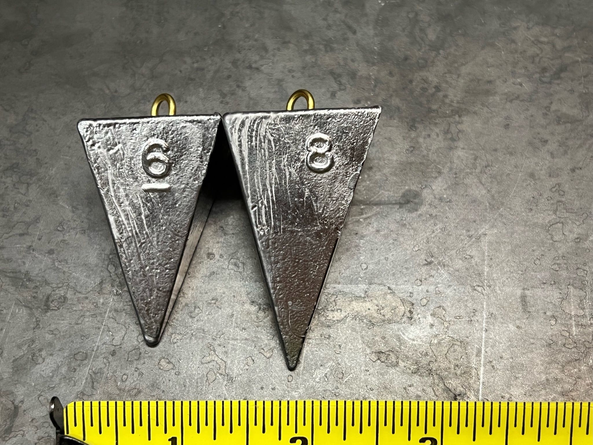 Lead Pyramid Sinkers/weights - Etsy