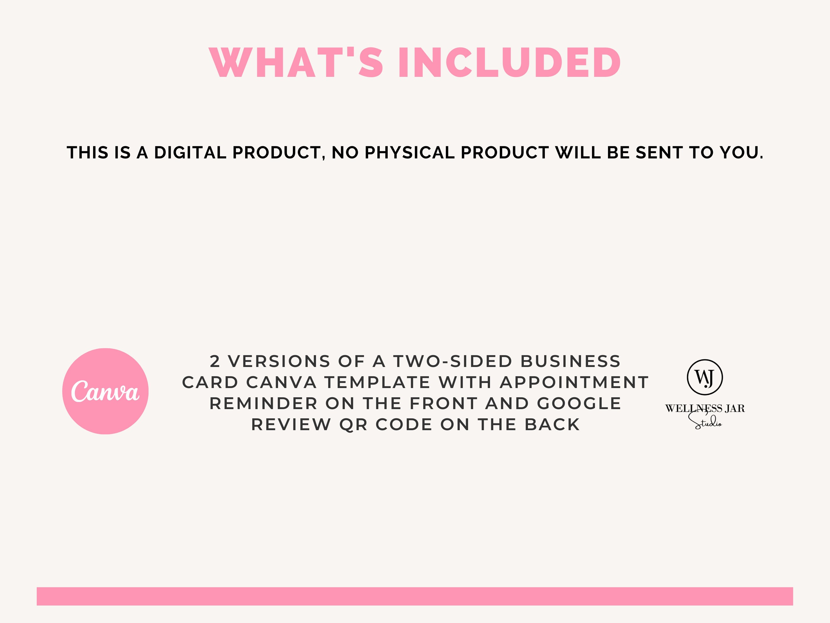 Editable Appointment Reminder Card, Google Review Business Card With QR ...