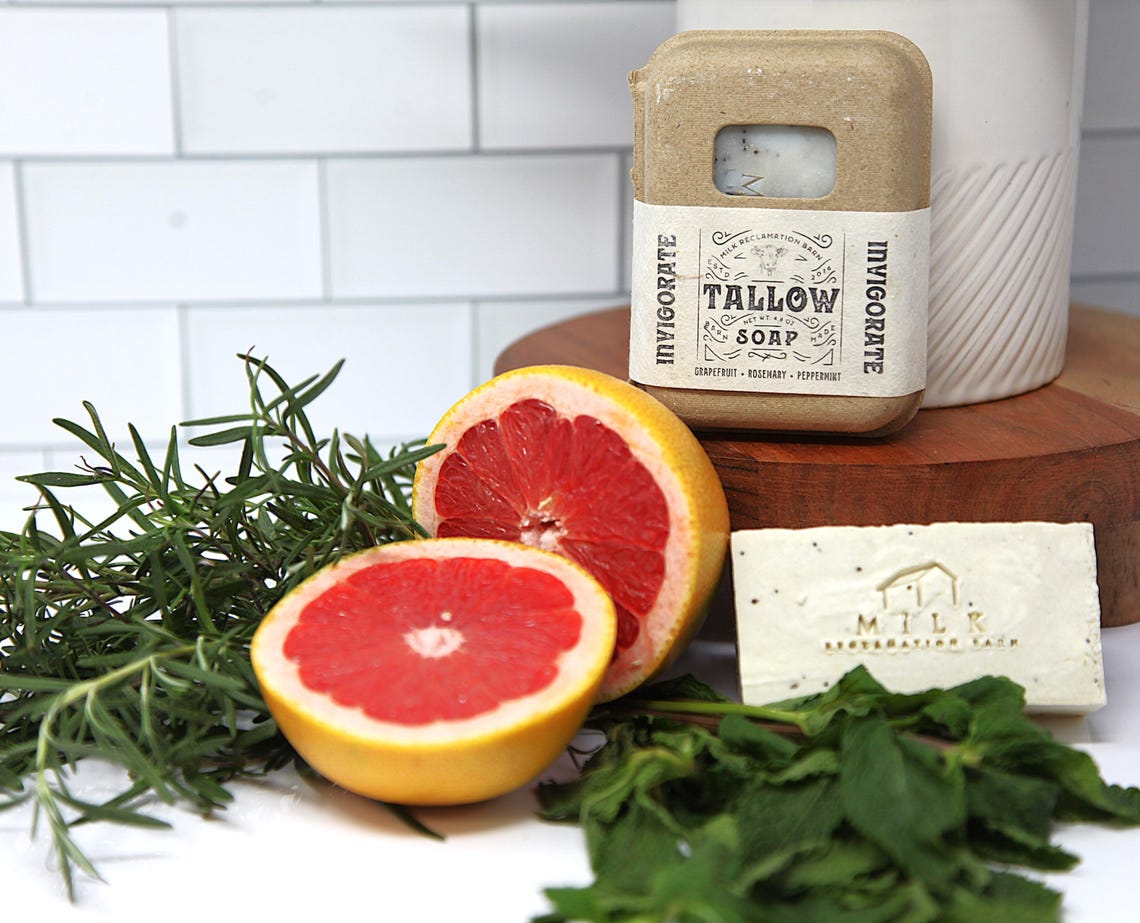 Tallow Soap Bar: Handcrafted, Moisturizing, Natural Skincare - Etsy