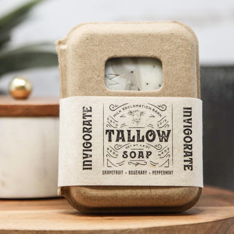 Tallow Soap Bar: Handcrafted, Moisturizing, Natural Skincare - Etsy