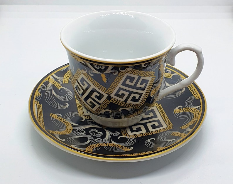 Set of 12 Coffee Finjan With a 12 Placements and 6 Spoons With - Etsy