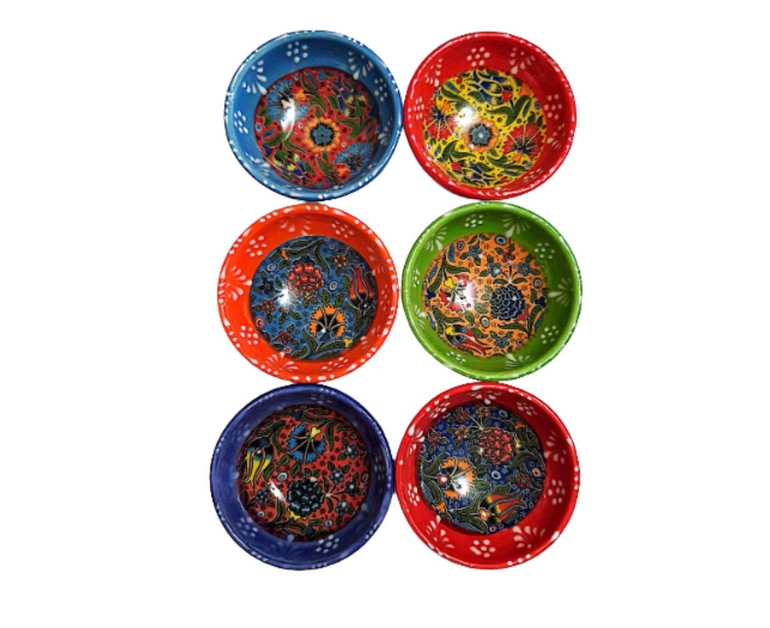 6pcs Different Small Ceramic Bowls,seasoning Bowls,spice Bowls,nuts ...