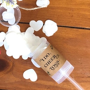 Confetti Poppers, Biodegradable Confetti Toss, Confetti Wand, Wedding ...