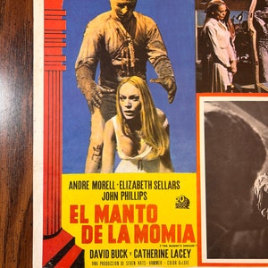 El Manto De La Momia (the Mummy's Shroud) 1967 Movie Poster! - Etsy