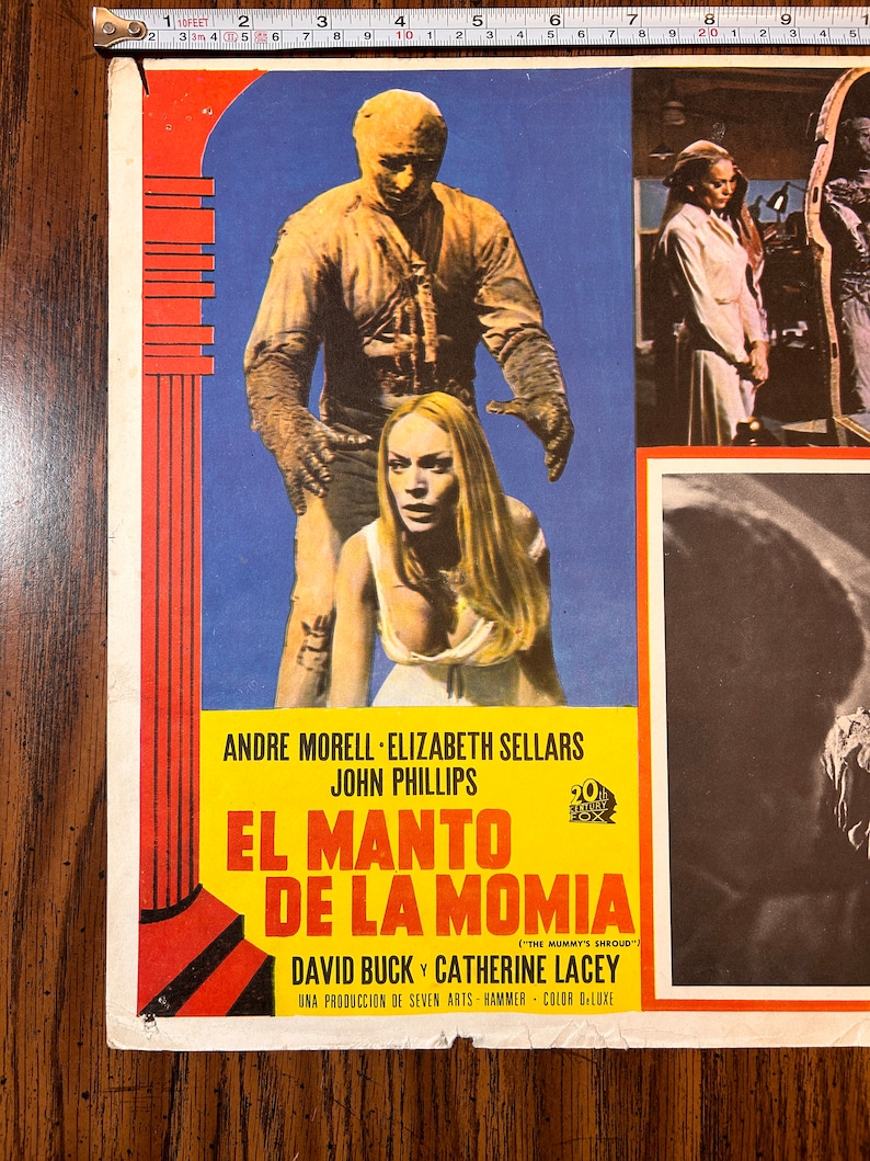 El Manto De La Momia (the Mummy's Shroud) 1967 Movie Poster! - Etsy