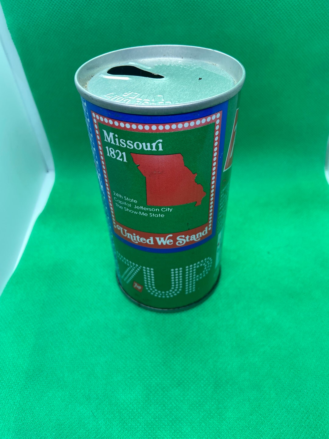 Vintage 7UP Collector's State Can - Missouri - Etsy