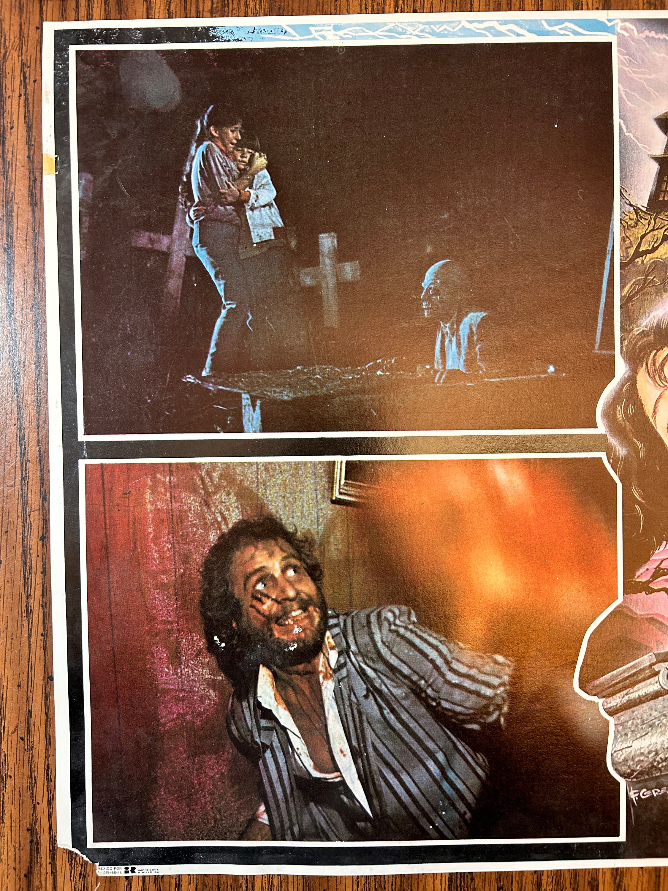 Retro Mexican Horror Film Poster Cemetery of Terror - Etsy