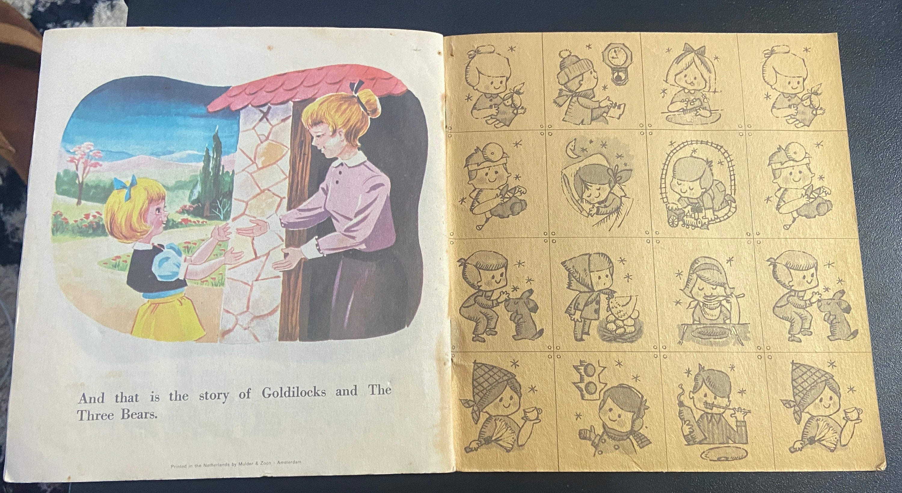 Goldilocks and the Three Bears 45 Book and Record - Etsy