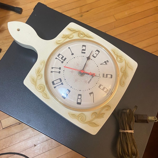 Plug in Wall Clock - Etsy