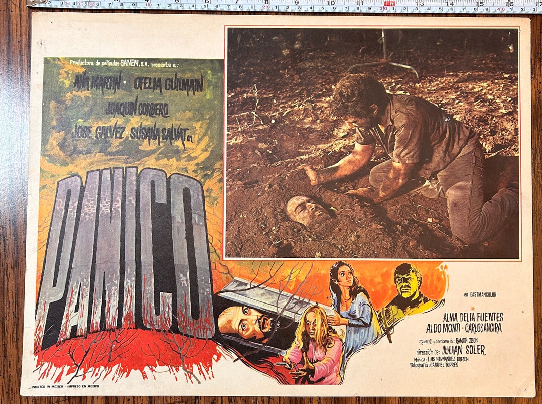 Vintage Mexican Movie Poster: Panico (1966) - Etsy