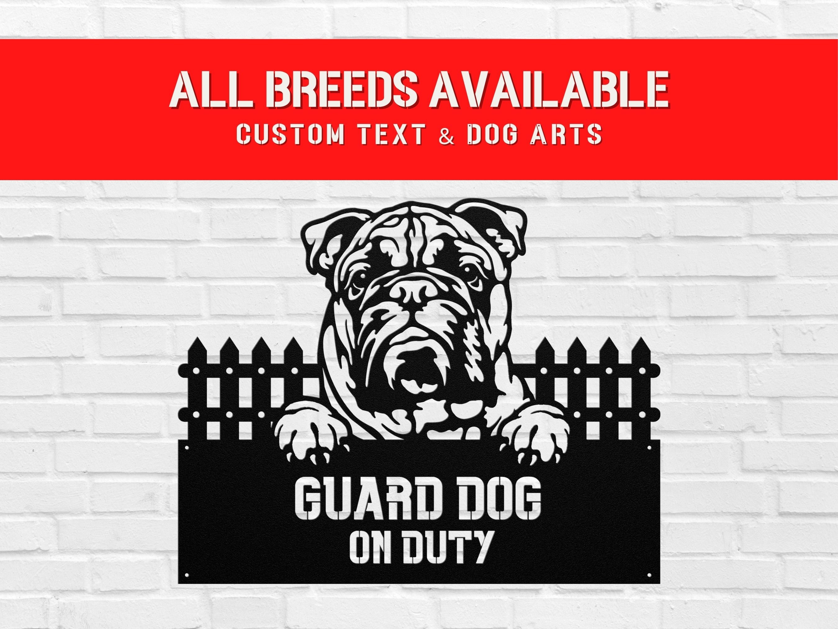 Guard Dog On Duty