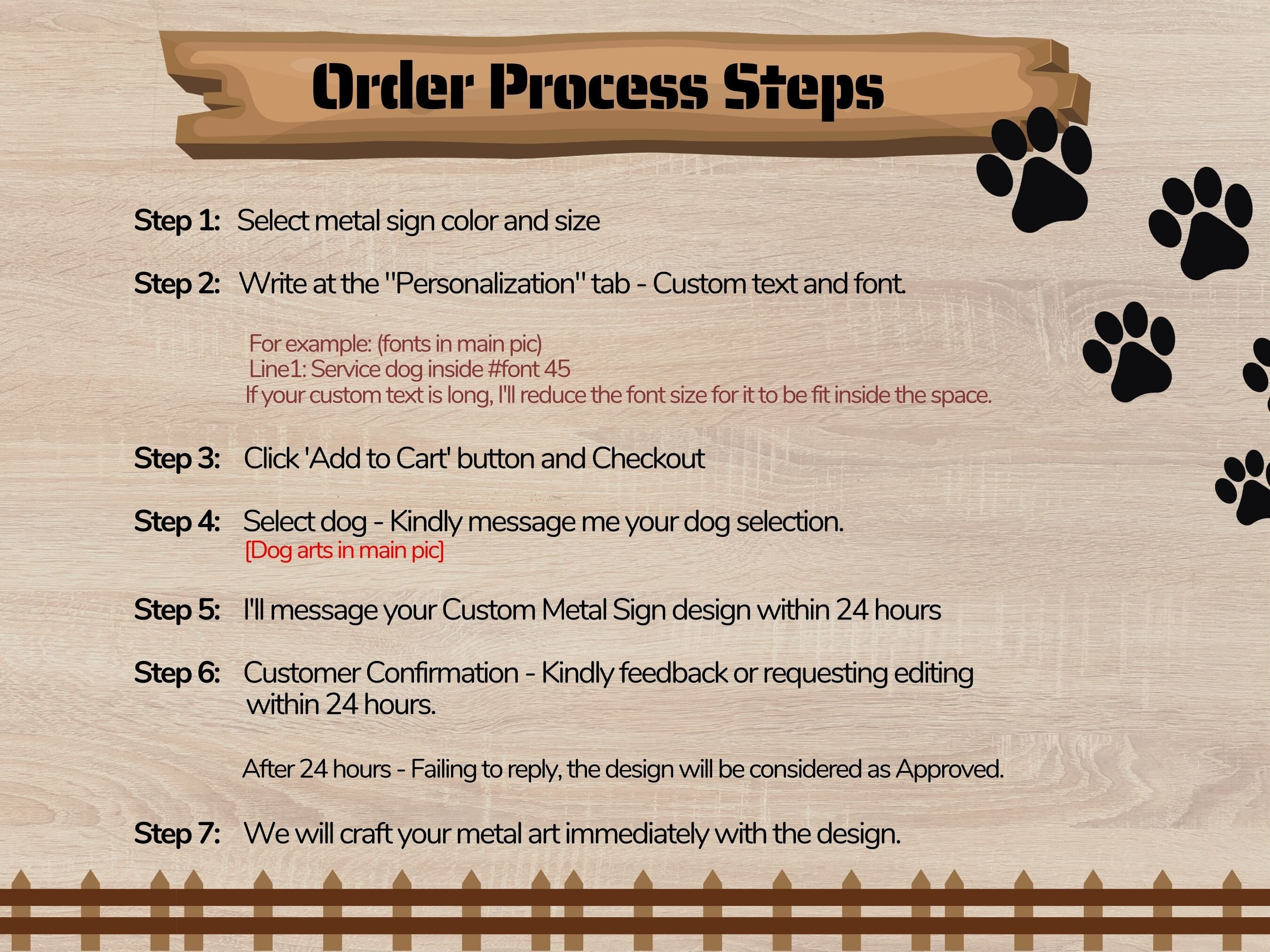 Service Dog Inside Sign Dog Outdoor Gate Fence Yard Door Sign - Etsy