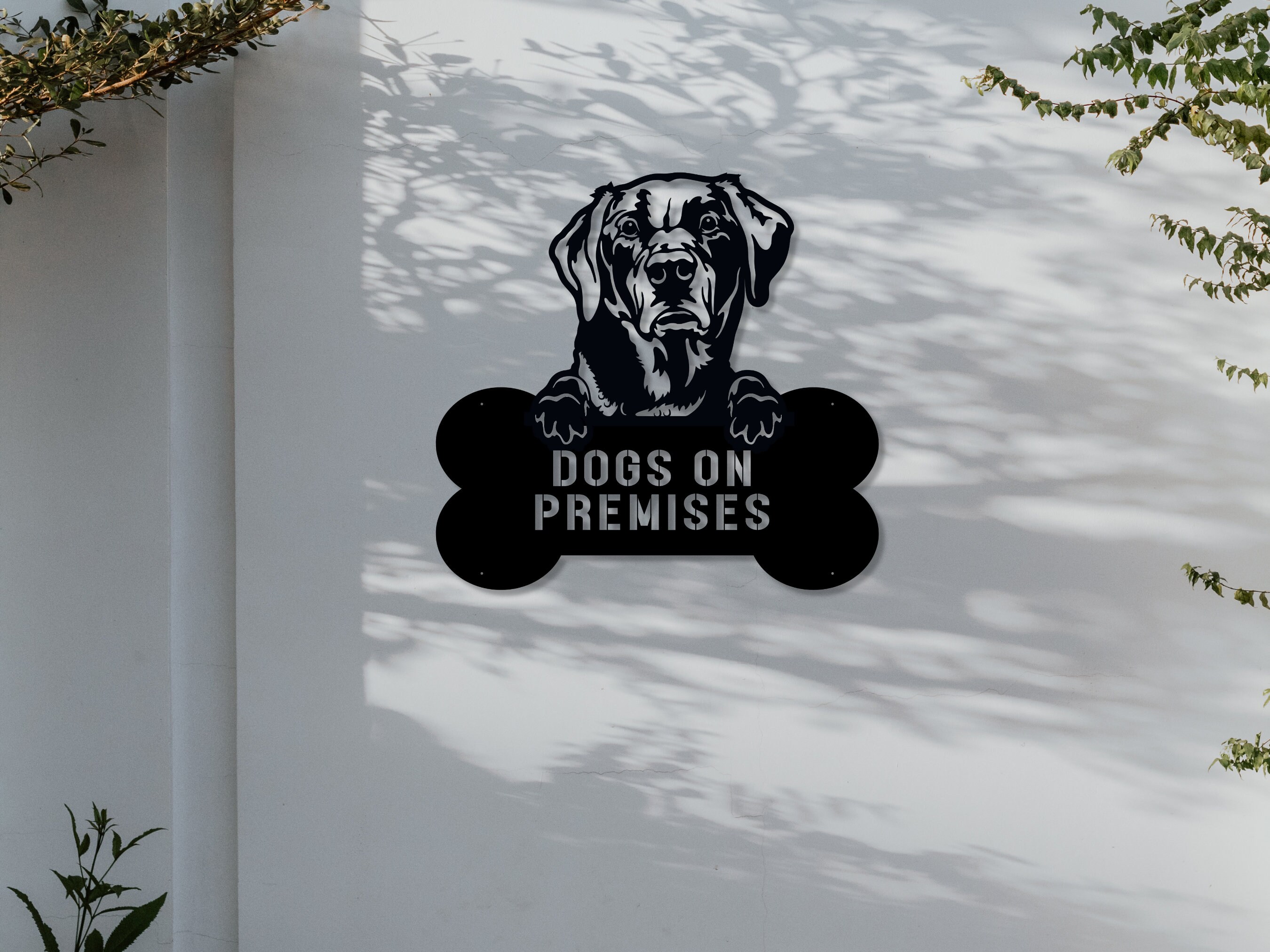 Dogs on Premises Sign Beware of Dog Sign Dog on Premises Yard - Etsy ...