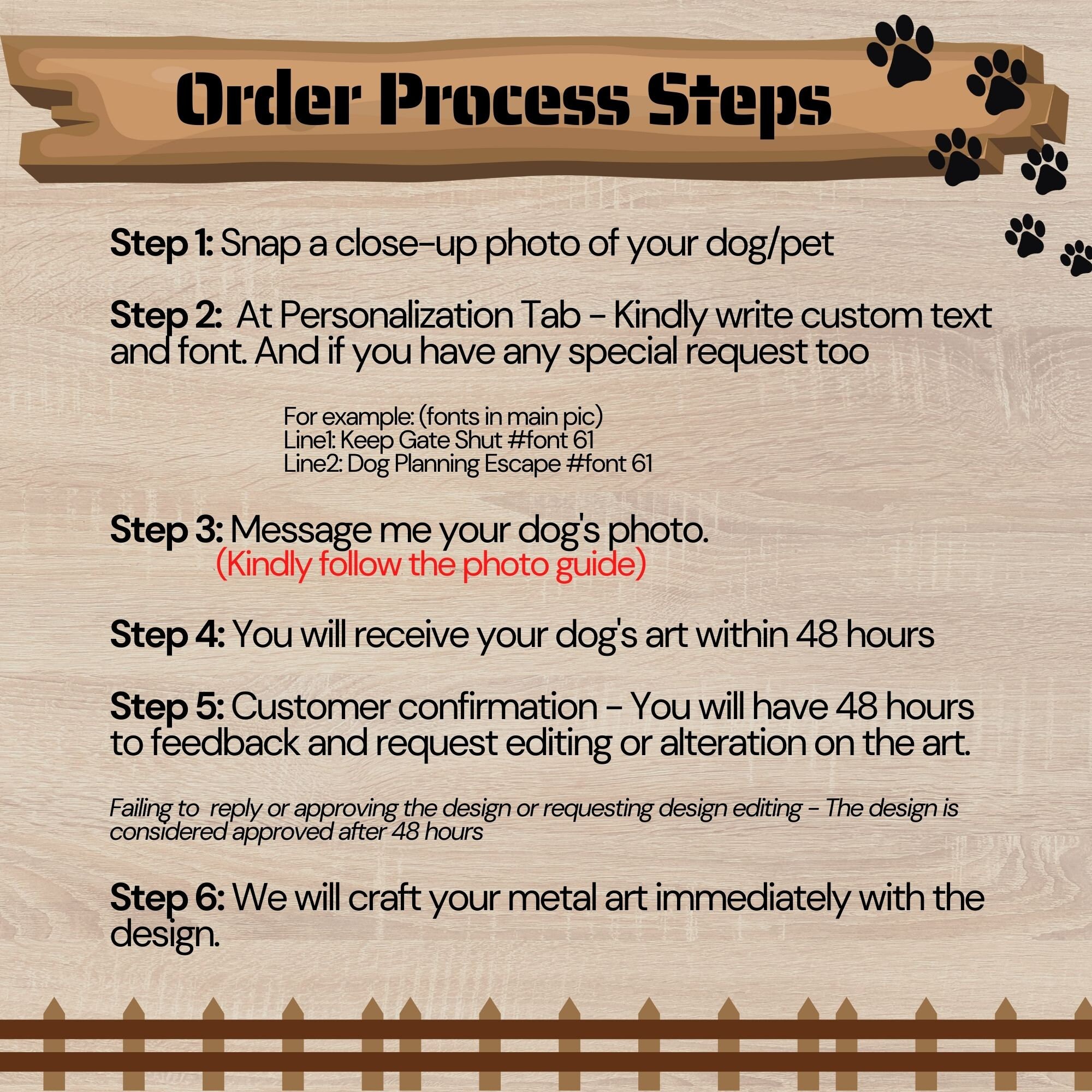 Custom Dog Gate Sign: Keep Gate Shut, Personalized Pet Fence House Door ...